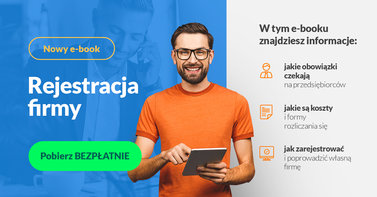 E-book: "Rejestracja firmy" Jak założyć firmę w 2023? | ifirma.pl