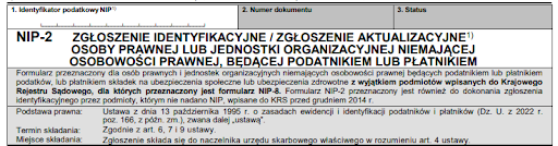 NIP-2 jak poprawnie wypełnić formularz NIP-2 i kiedy go złożyć? | ifirma.pl