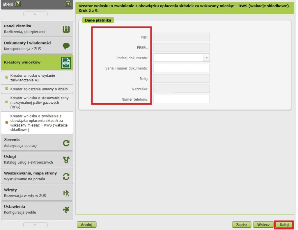 Jak wypełnić wniosek RWS o wakacje od ZUS? Skorzystaj jeszcze w 2025! | ifirma.pl