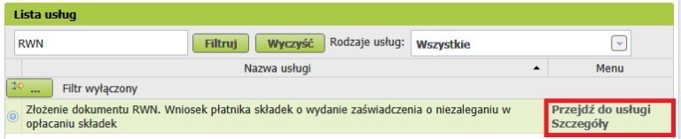 Wniosek ZUS-RWN j- jak złożyć go online? Krok po kroku | ifirma.pl